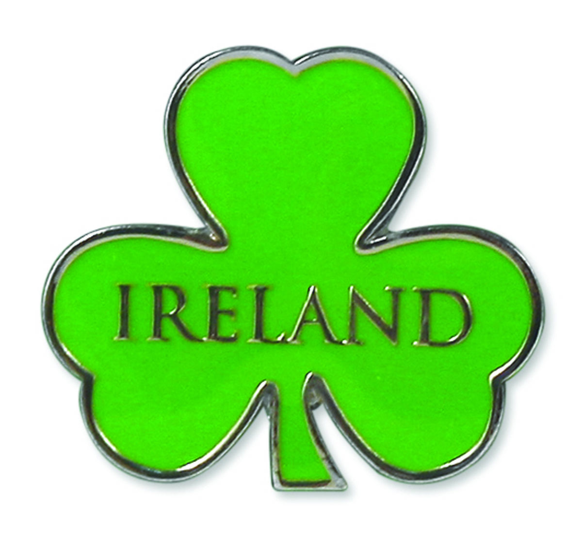**Large Shamrock Pin – Allied Souvenirs