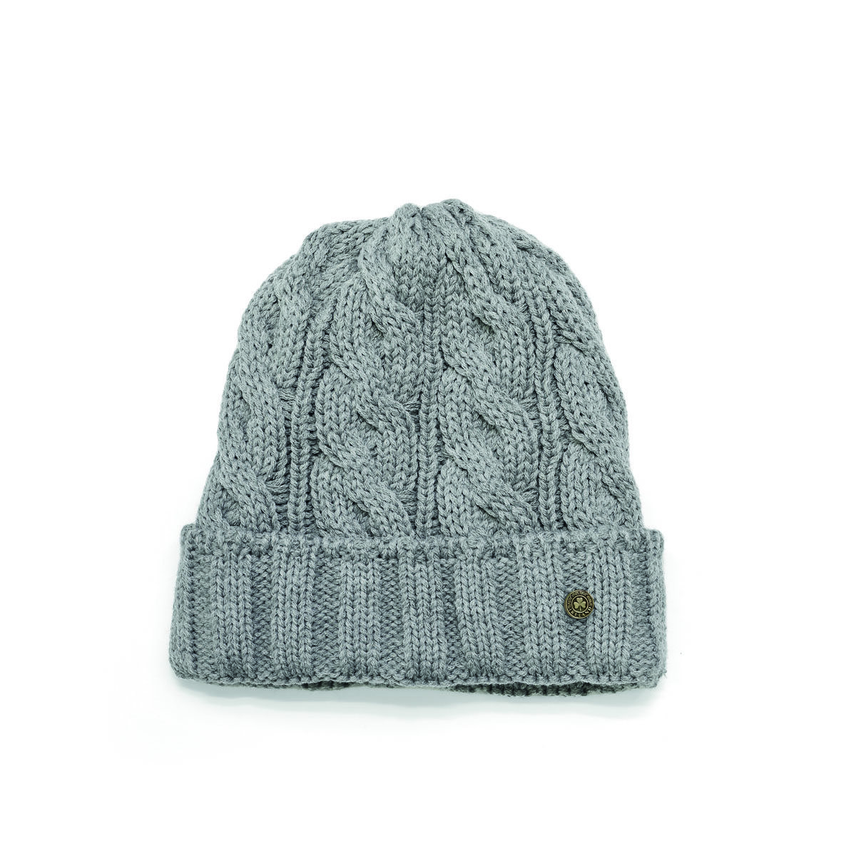 Man Of Aran Chunky Light Grey Beanie New 2024 – Allied Souvenirs