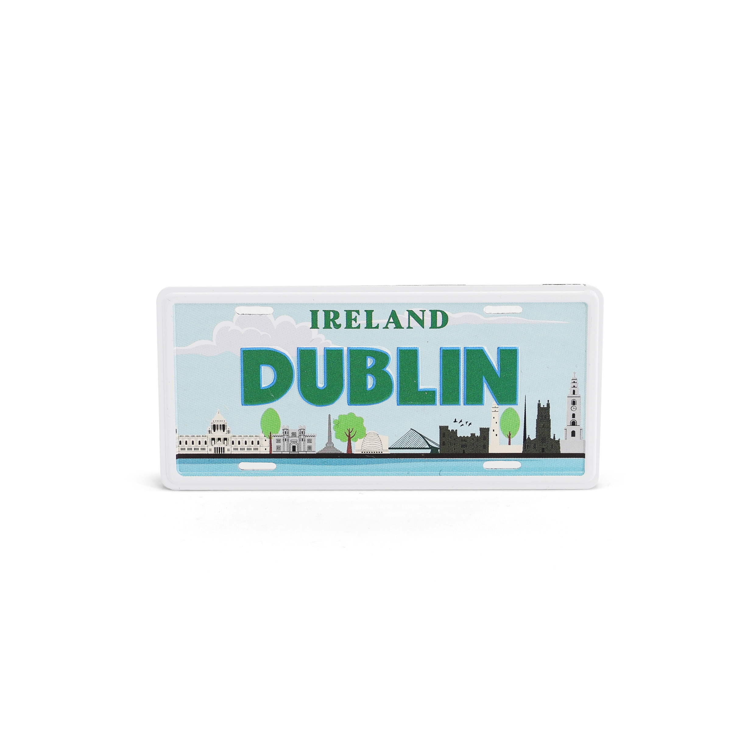 DUBLIN SKYLINE METAL MAGNET – NEW 2025 – Allied Souvenirs