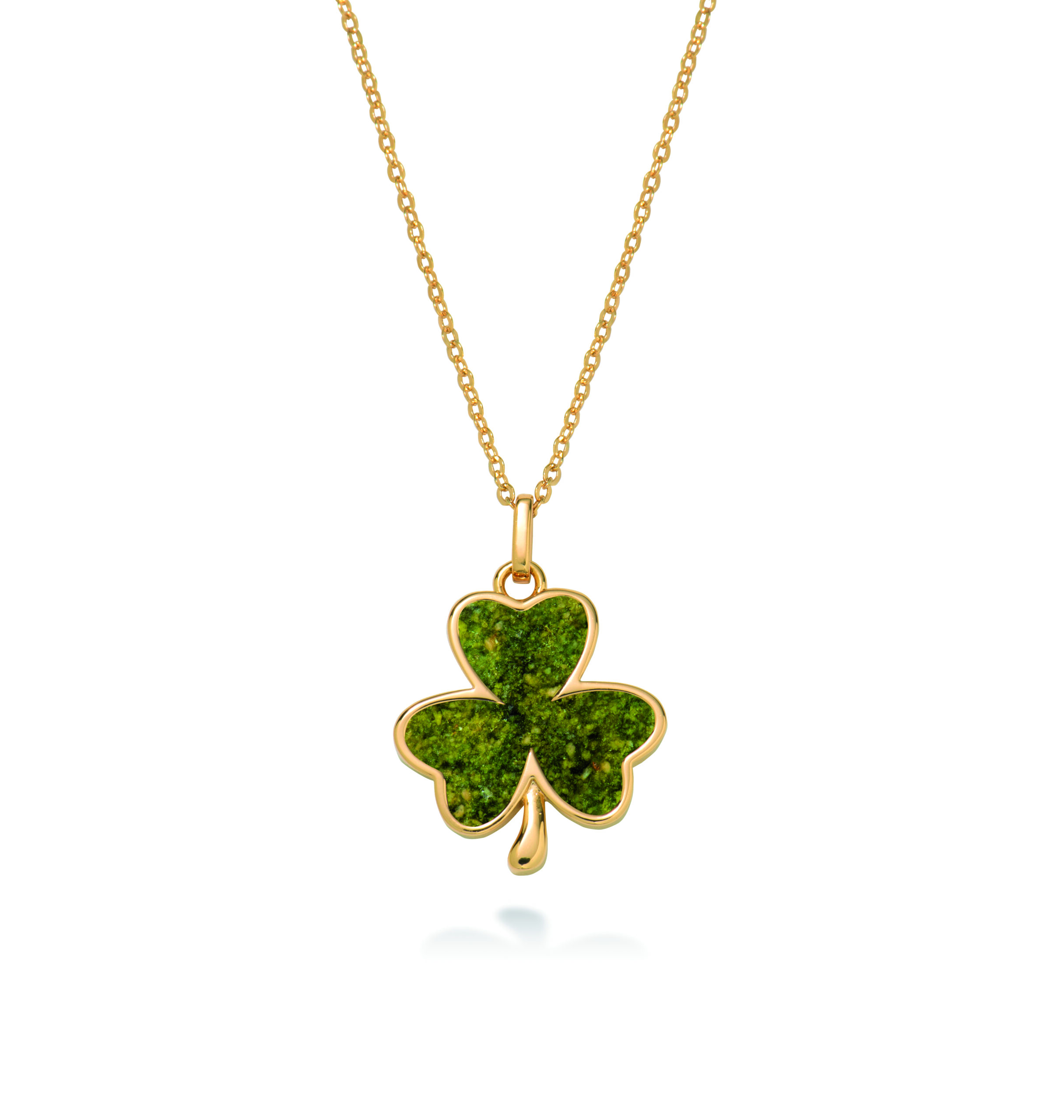 TRINITY & Co. MARBLE SHAMROCK PENDANT GOLD NEW 2025 – Allied Souvenirs